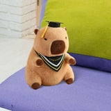 Rushawy Graduation Capybara Plush Toy with Bachelor Cap, Home ...