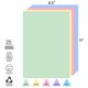 BAZIC 25 Sheets Pastel Color Multipurpose Paper 8.5"x11", Colored Copy ...