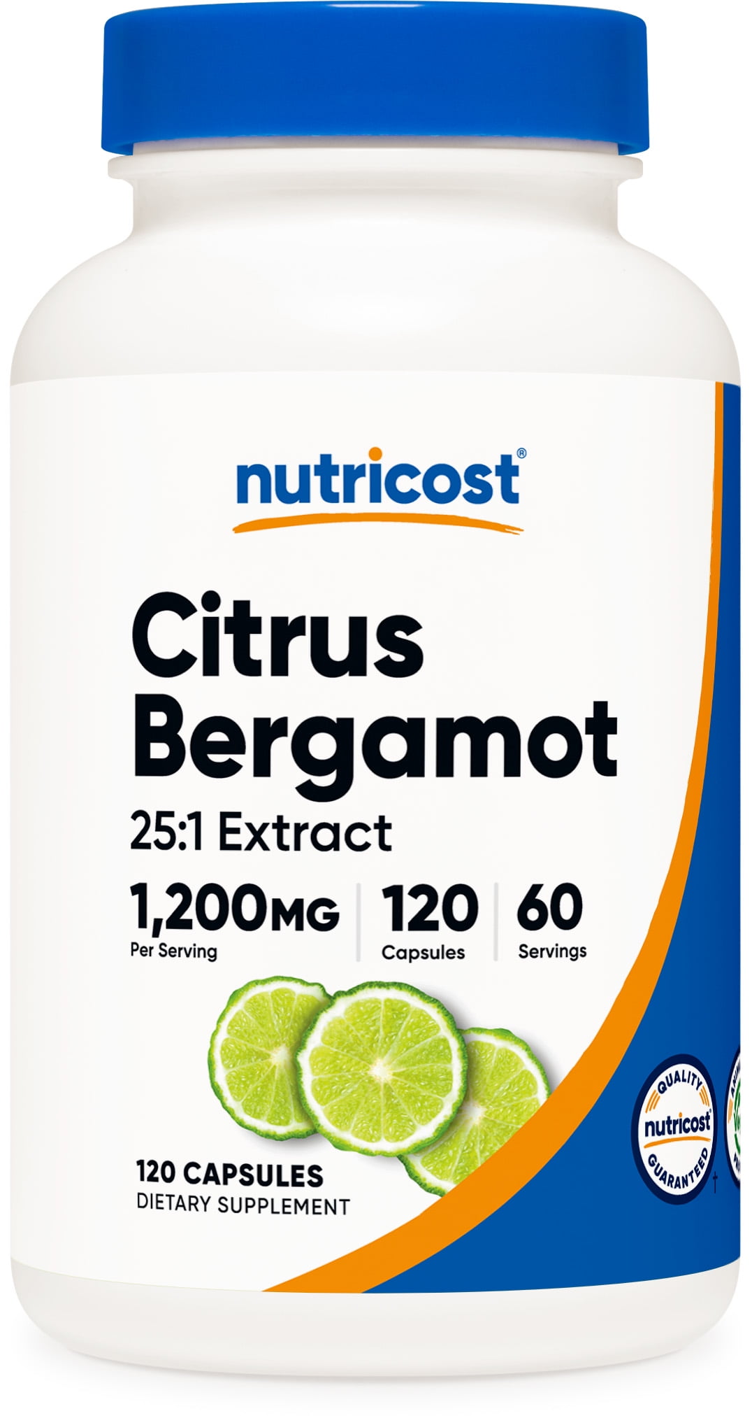Nutricost Citrus Bergamot Capsules 120 Capsules 60 Servings 1 200
