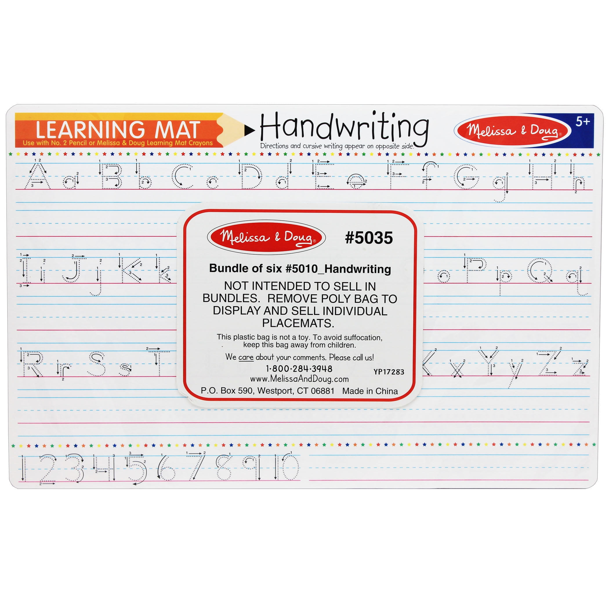 Handwriting Write-A-Mat, Pack of 6 - Walmart.com