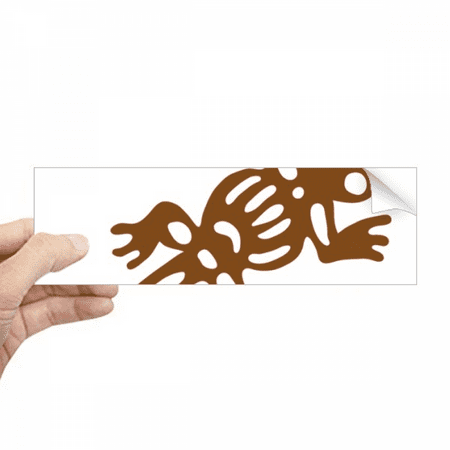 Mexico Totems Gecko Lizard Ancient Civilization Rectangle Bumper ...