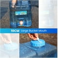10-22L Water Container With Tap, Portable Plastic Water Bucket With Tap ...