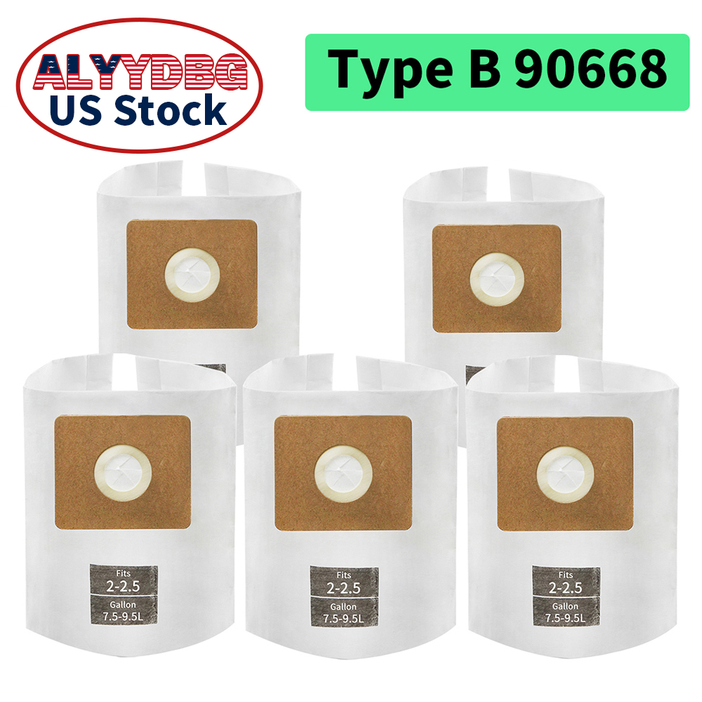 Vacuum Bags for Shop-Vac Type B 90668 906-68-00 2 Gallon Vacuum 24-Pack ...