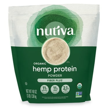 Nutiva Organic Hemp Protein Powder, Unflavored, 15g Protein, 1.0lb, 16 ...