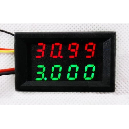 Ammeter / meter Dual LED Display Current age - Green, as described ...
