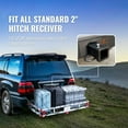 KFFKFF 500lb Hitch Mount Cargo Carrier 47 x 20 x 6 in Aluminum For 2 ...