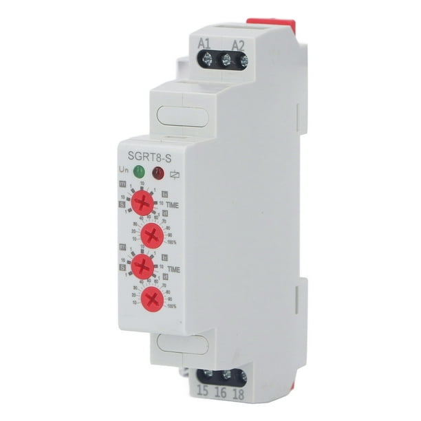 Relé temporizador, relé de tiempo Temporizador de ciclo de relé de ...