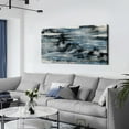 AatoeaX Blue Gray Canvas Prints Wall Art Abstract Blue Picture Wall ...