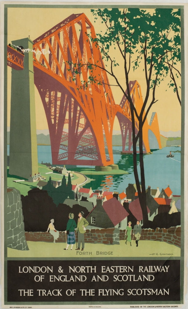 Railways British Flying Scotsman 1928 Poster 12x16 Print on Metal Sign ...