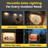 Address Sign Number LED Light Solar ‎BICSSL-01H - Walmart.com