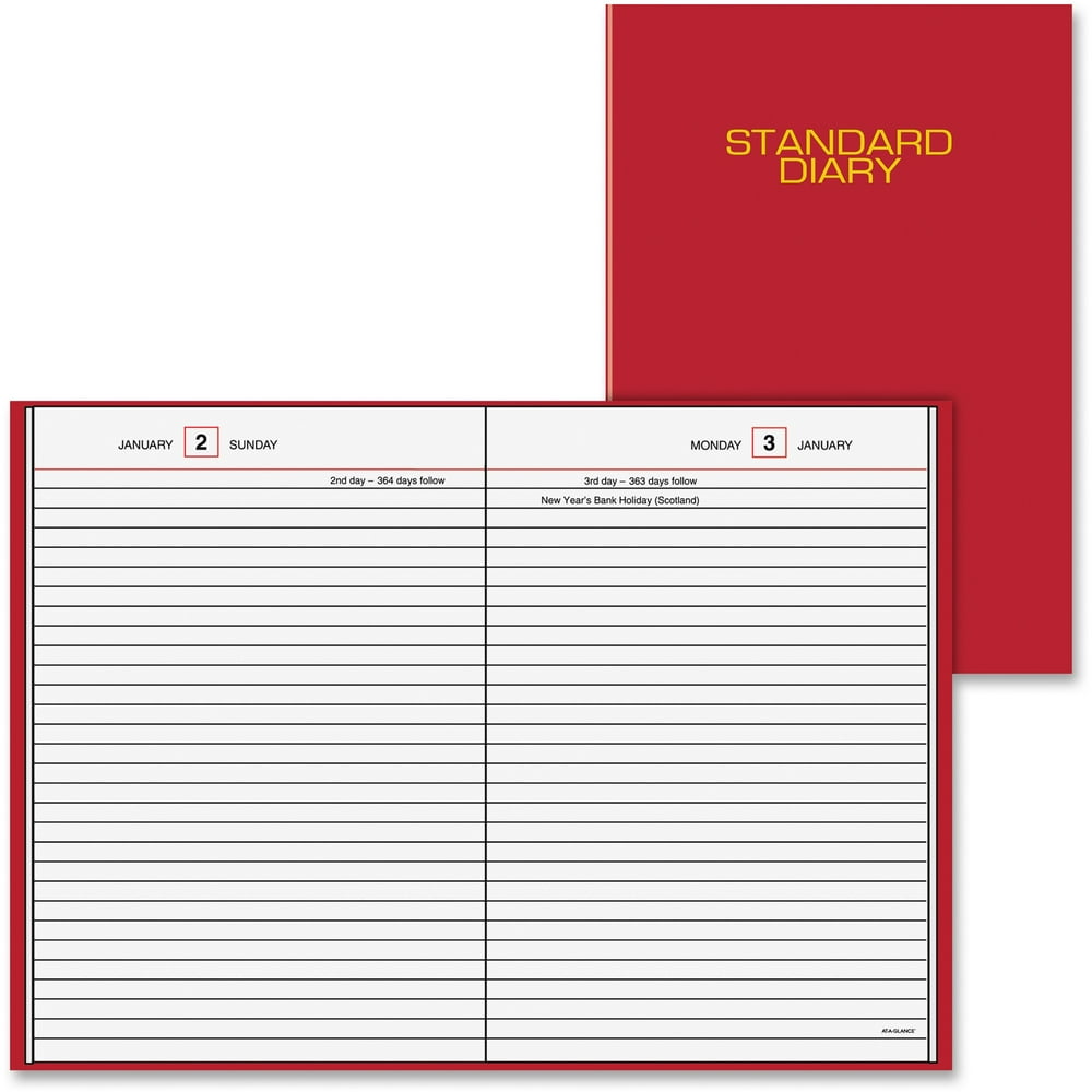 At-A-Glance Standard Diary Daily Reminder - Walmart.com - Walmart.com