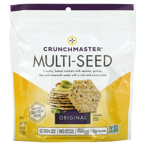 Crunchmaster, Multi-Seed Crackers, Original, 4 oz - Walmart.com