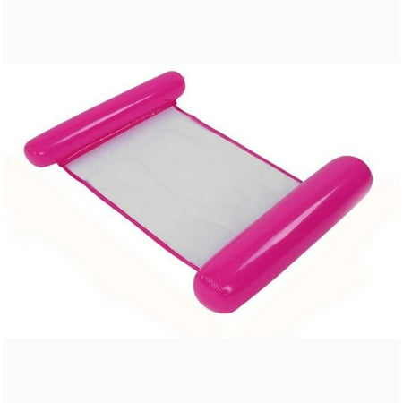 Strong Mesh Pool Floats Water Hammock - Inflatable Floatie with Pink ...