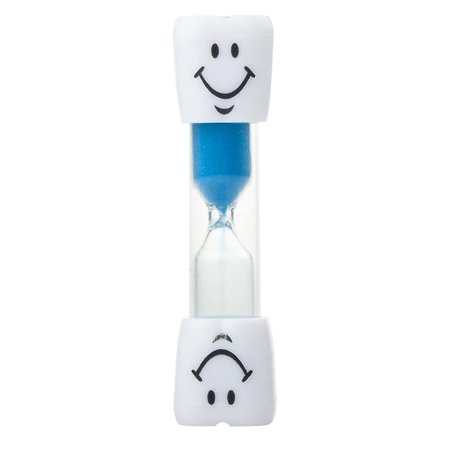 Smiley Hourglass 2 Minute Mini Kids Brush Timer (10 Pieces - Blue ...