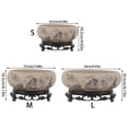 Artistic Ceramic Planter With Smooth Glazes Elegant Plant Pots With ...