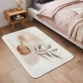 Boho Nordic Front Door Mat Indoor Entrance, Abstract Modern Watercolor ...