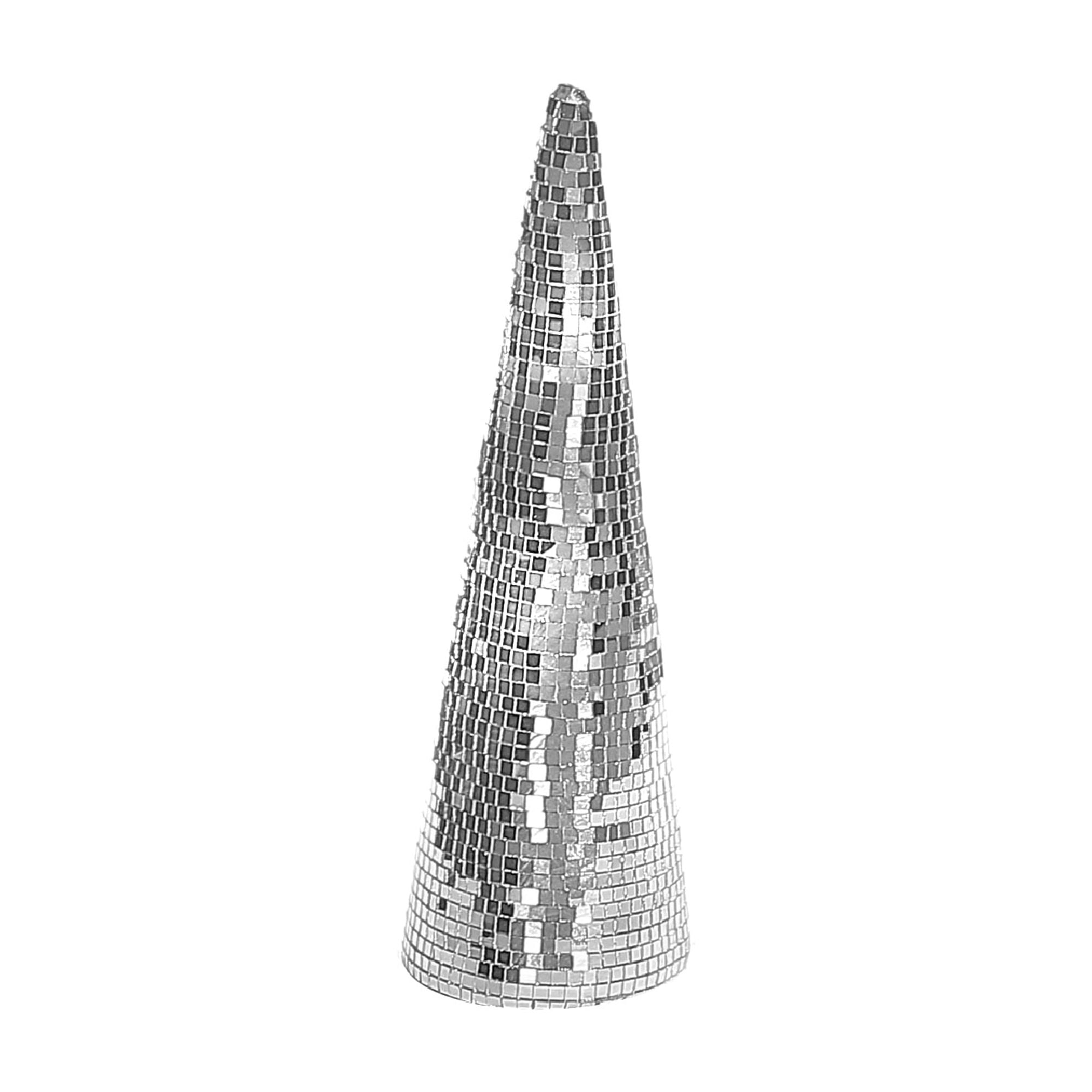 Click here for Ih Casadécor Disco Cone Tree (Silver) - Set Of 2 3... prices