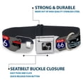 Buckle-Down Pet Collar, Dog Collar Metal Seatbelt Buckle, Route 66 ...