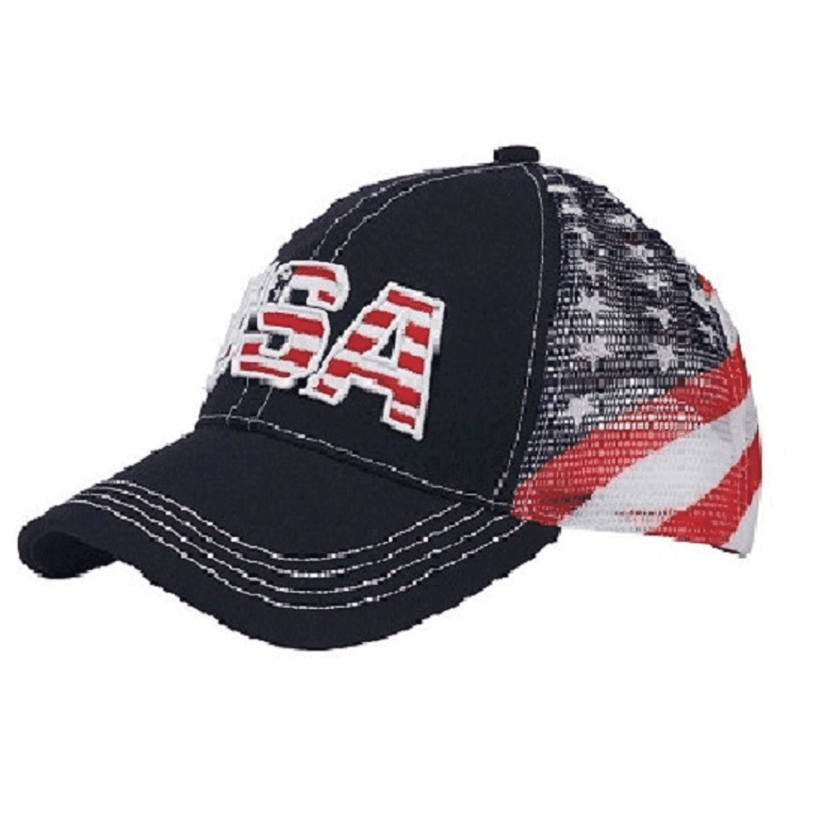 USA Cotton Twill Mesh Cap - Walmart.com