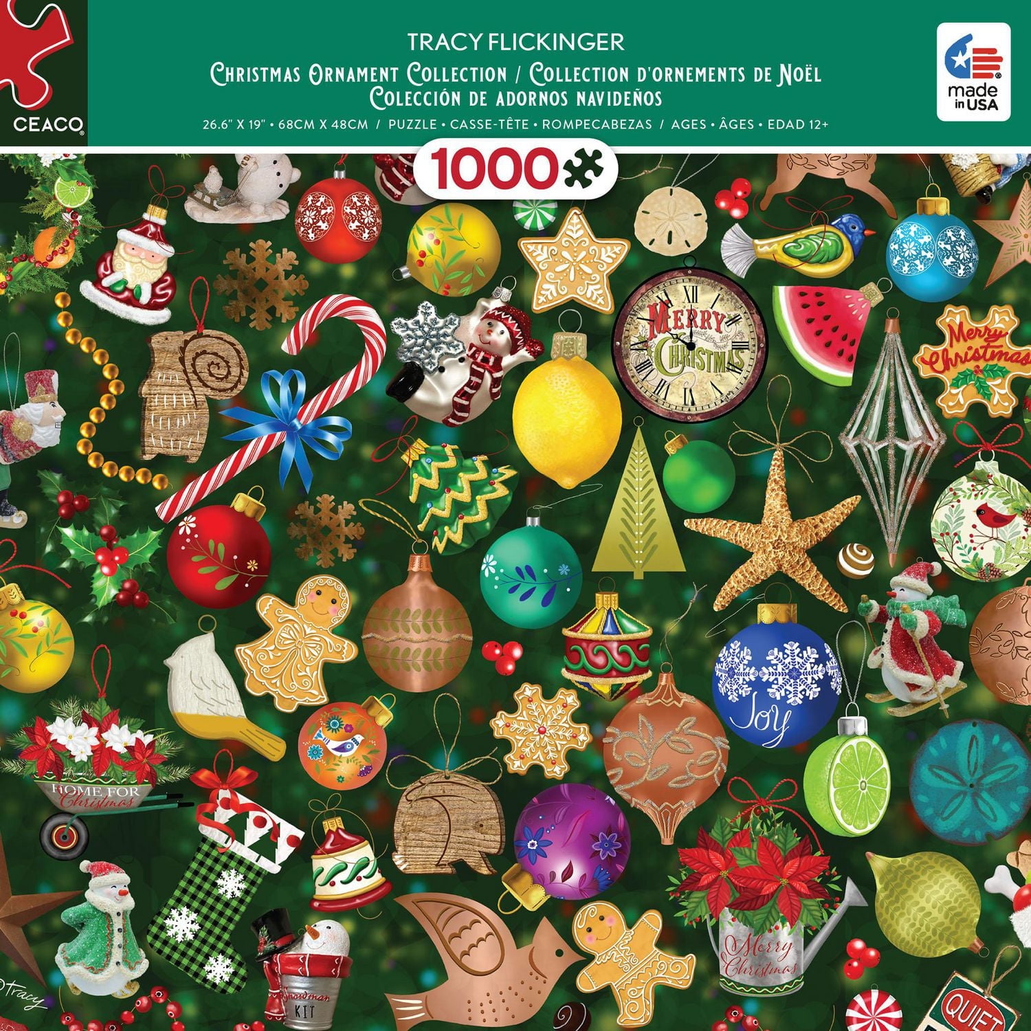 Click here for Ceaco Christmas Ornament 1000pc Puzzle prices