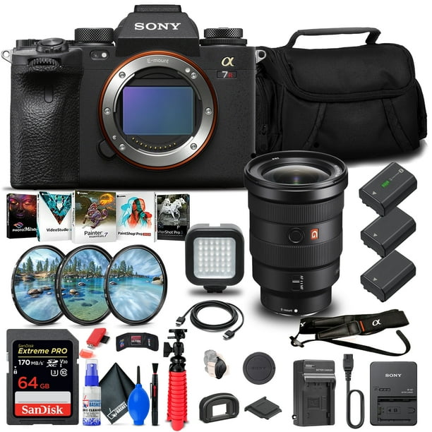 Sony Alpha a7R IIIA Mirrorless Digital Camera - Advanced Bundle Plus Lens - Walmart.com