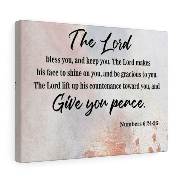 Scripture Walls Give Your Peace Numbers 6:24-26 Scripture Bible Verse ...