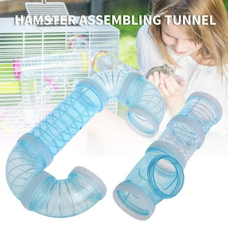 Peggybuy 8pcs Hamster Tunnel Assembly Pipe Set External Small Pet ...