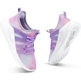 Kushyshoo Kids Jump Youth Sneakers, Gradient Purple Athletic Shoes for ...