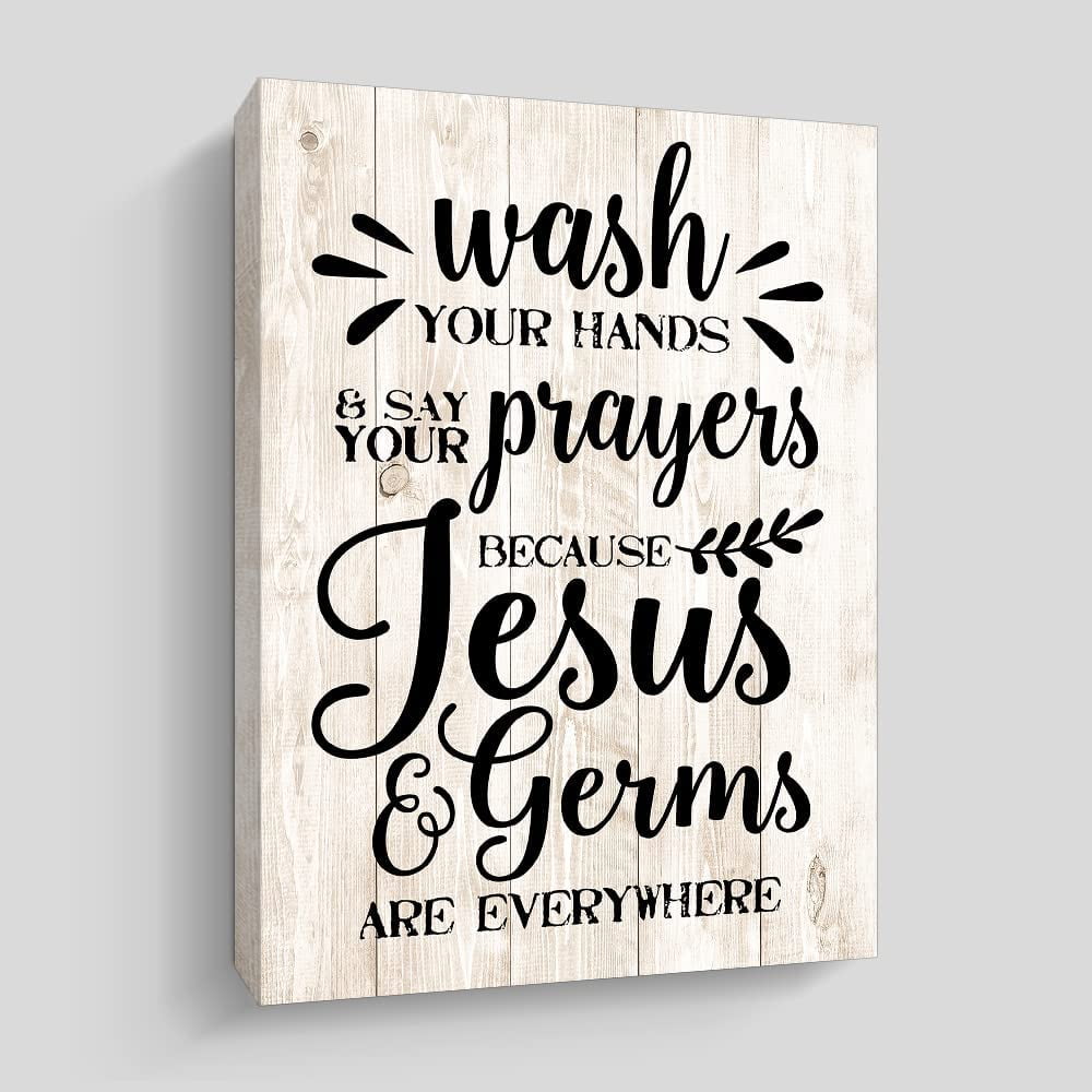Wash Your Hands Sign Bathroom Art, Funny Bathroom Quotes Wall Art ...