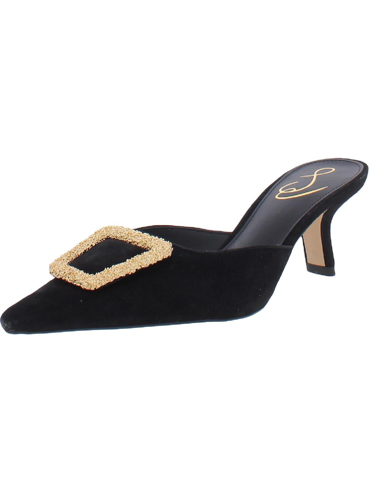 Sam Edelman Womens Brit Suede Slip On Mules - Walmart.com