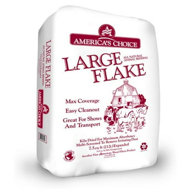 AMERICAN WOOD FIBERS 532.67P2LGEAC 8CUFT Large Flake Bedding - Walmart.com