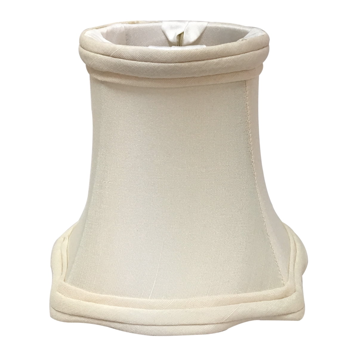 Royal Designs, Inc. Decorative Trim Fancy Square Bell Chandelier Basic Shade CS-717EG, Eggshell ...