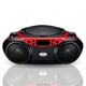 Blackweb Bluetooth CD Player with FM Radio, Red and Black - Walmart.com