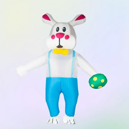 Easter Inflatable Rabbit Costume Clothes Cosplay Party Unisex Costume ...