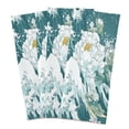 Blue and White Ocean Wave Kitchen Towels 6-Piece Pack Tea Towels for ...