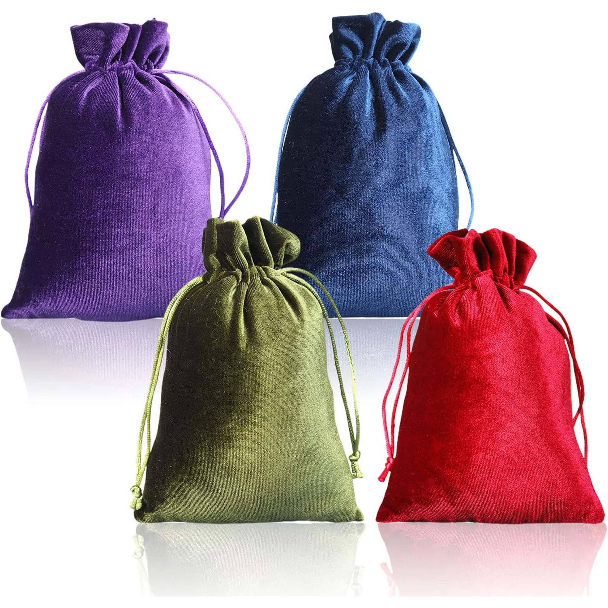 Click here for Ssuperp 4 Pcs Velvet Jewellery Pouches  Velvet Dra... prices