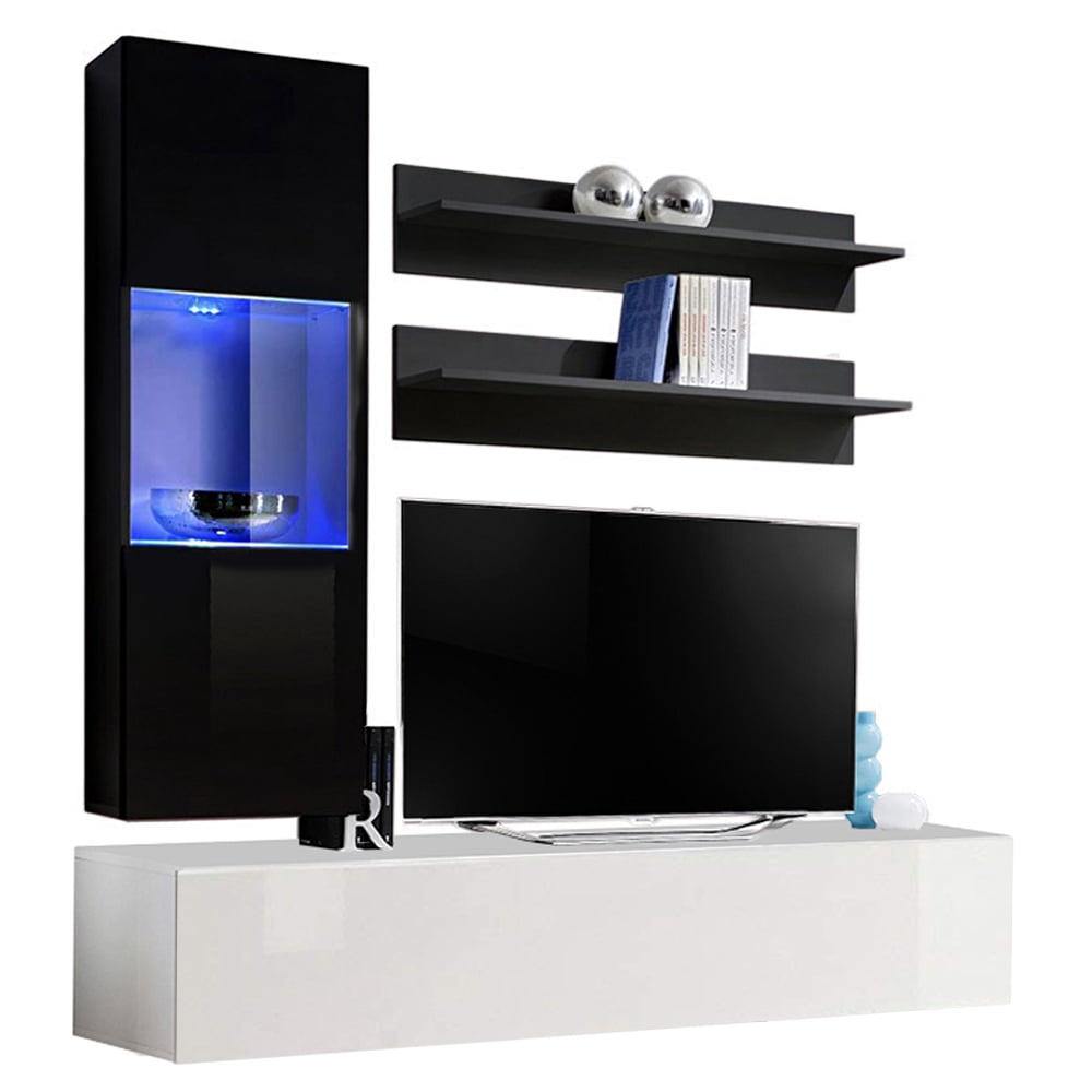 Fly H 30TV Wall Mounted Floating Modern Entertainment Center - Walmart.com