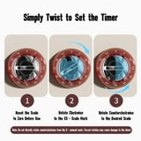 Kitchen Timer Chef Cooking Timer Clock With Loud Alarm Mechanical ...