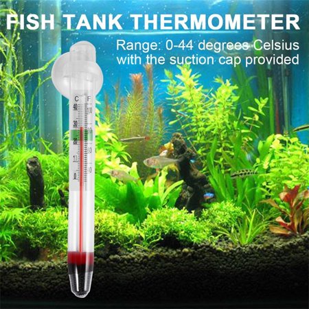 Glass Meter Aquarium Fish Tank Water Temperature Thermometer With ...