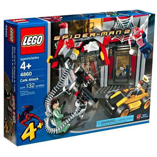 Pre-Owned Spider-Man 2 Cafe Attack Set LEGO 4860 - Walmart.com