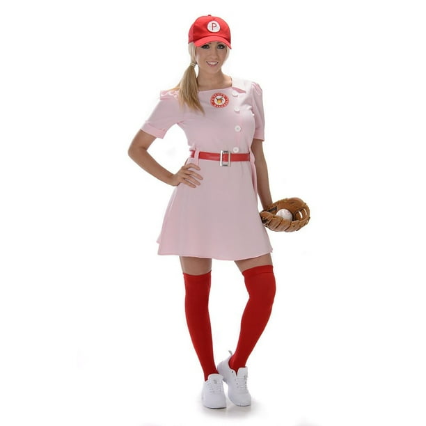 Rockford Peaches Baseball Uniform Adult Costume - Walmart.com