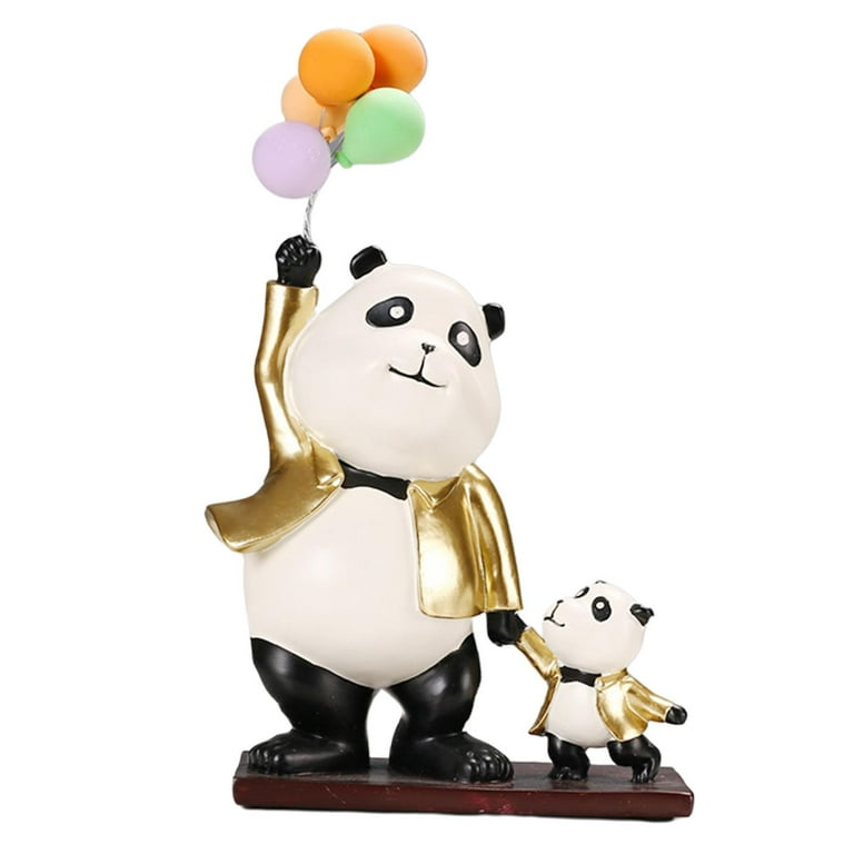 Golden Panda Statue