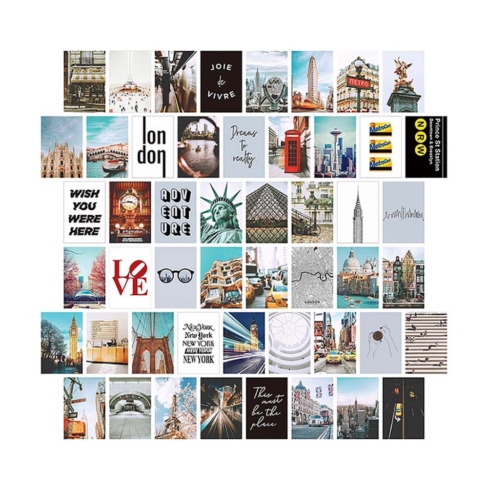 Postcard Posters Dormitory Multifunctional Wall Decor Wall Decor ...