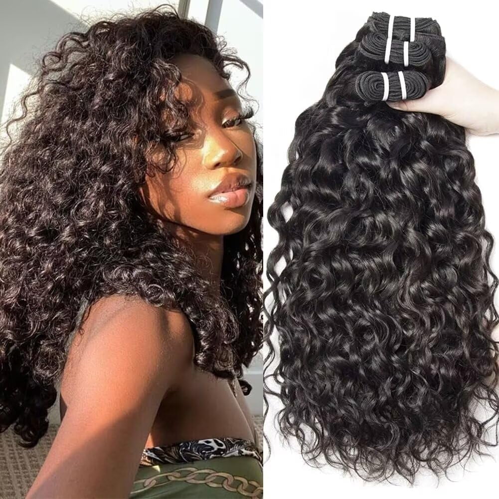 Click here for Yavida Water Wave Human Hair Bundles Wet And Wavy... prices