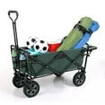 Multipurpose Collapsible Folding Wagon with Storage Table, Assorted ...