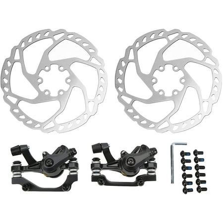 Bike Disc Brake Kit,Aluminum Alloy Front Rear Disc Brake Caliper Set ...