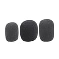 Pack of 5 Mic Windscreen Covers Sponges AntiWind Foam Filter Clear ...