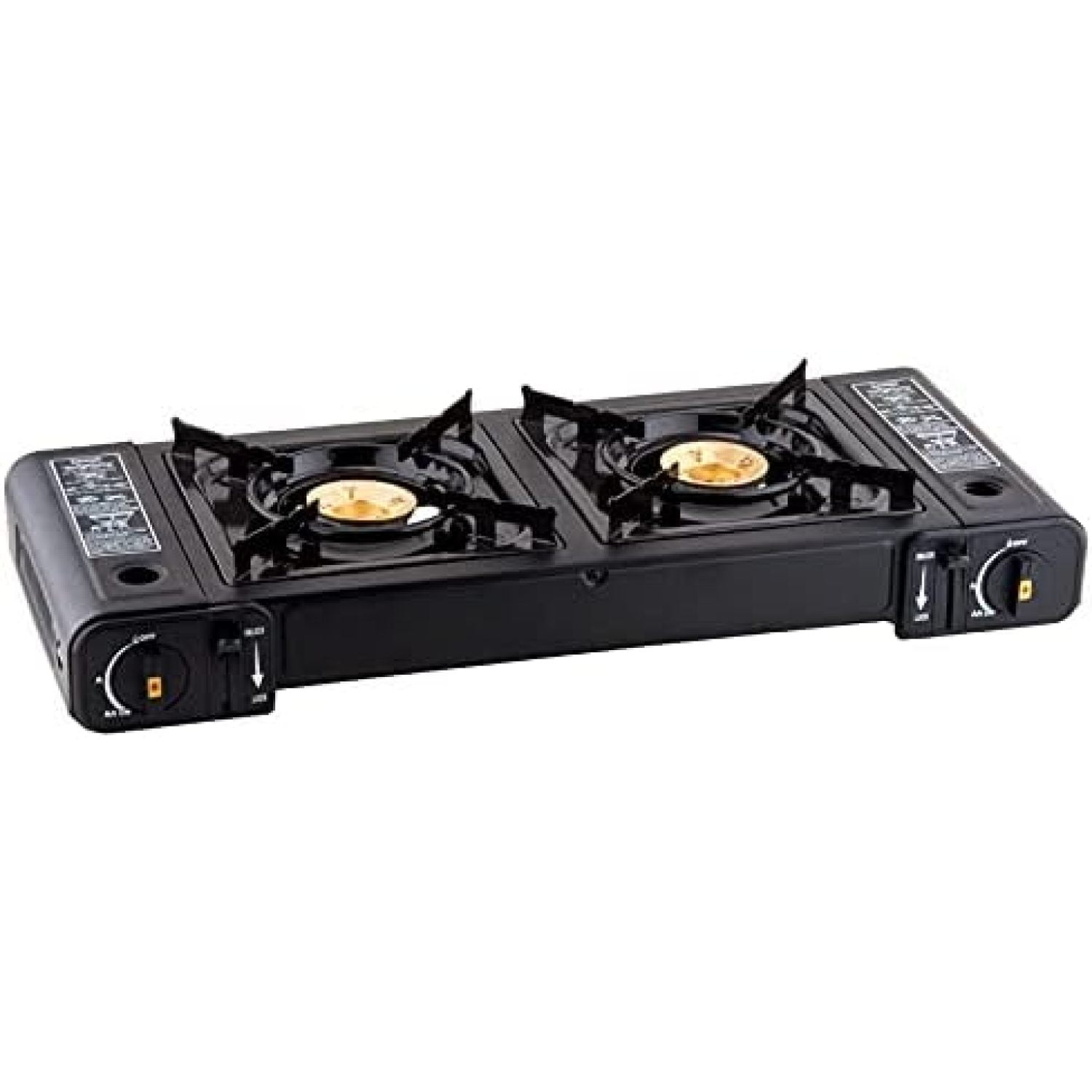 2-Burner High Performance Butane Countertop Range / WBTAYB with Brass ...