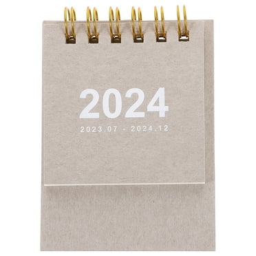 2025 Mini Calendar Creative Desktop Notebook Decoration Cute, Simple ...