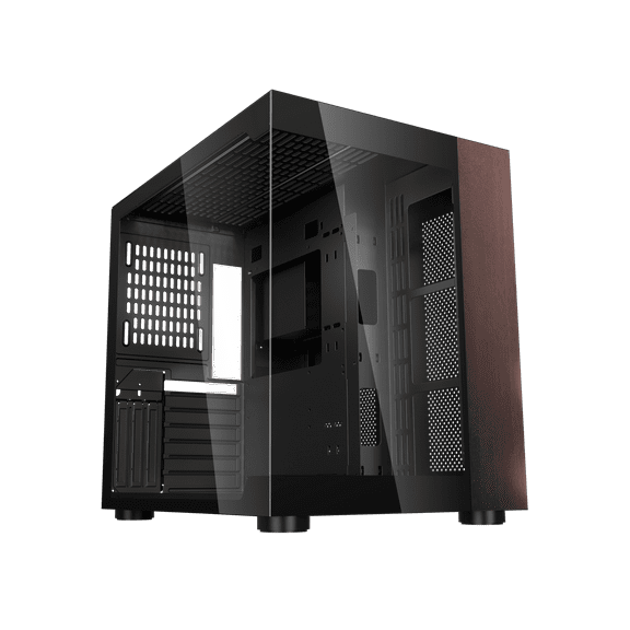 DIYPC White Gaming Computer Case, Micro ATX, USB3.0, Dual Tempered ...